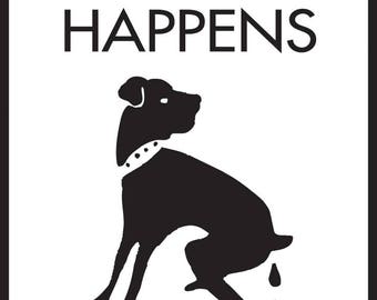 Dog poop flag | Etsy