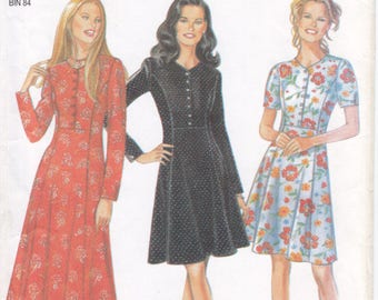 Simplicity Sewing Pattern 8051 Dresses Rockabilly 1950's