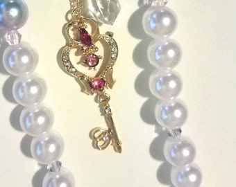 Sailor Moon R Time Key Crystals Chibiusa Chibimoon Pluto Rini