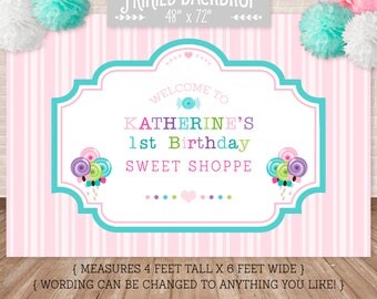 Printable Candy Sprinkle Poster DIY 20 x 28 or 24 x 36 size