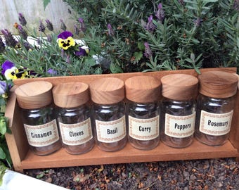 Rustic spice rack | Etsy