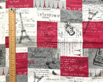 Paris fabric | Etsy