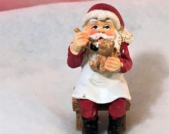 Miniature santa | Etsy