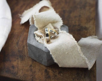 Rustic gold rings | Etsy