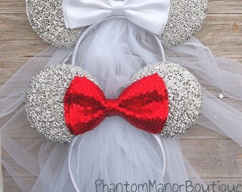 Minnie mouse bride | Etsy