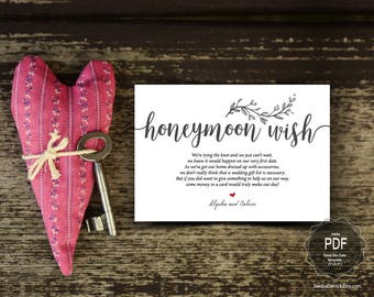 Honeymoon card | Etsy