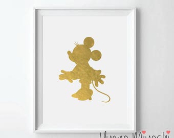 Minnie mouse print | Etsy