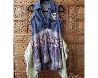 Upcycled Boho-Chic Clothing for Every Woman by TheGypsyFae on Etsy