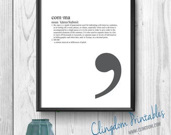 Serial killer: funny Oxford comma cross-stitch pattern