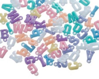Alphabet charms | Etsy