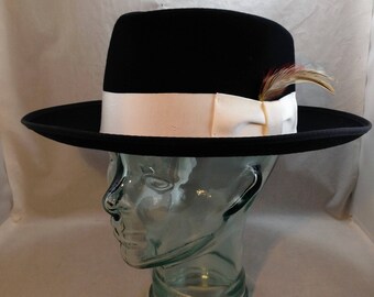 Vintage Eddy Bros Bangora XXXXX Creme Colored Straw Cowboy Hat