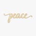 Peace Script Word Wood Sign-Wood Sign Art Wood Peace Peace