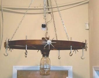 Wagon wheel light | Etsy