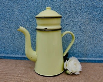 Enamel coffee pot | Etsy