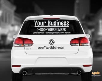 Rear window decal | Etsy