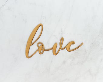 Laser cut words | Etsy