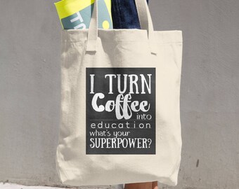 Teachers tote bag | Etsy