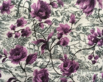 Purple toile | Etsy