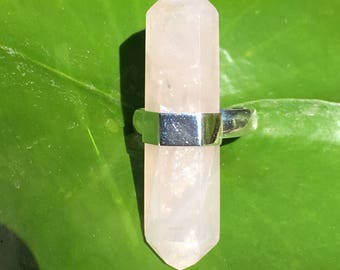Quartz crystal ring | Etsy