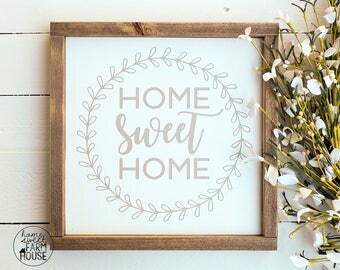 Home sweet home sign | Etsy
