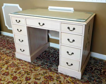 Painted desk | Etsy