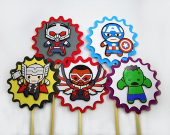 Superhero party decorations | Etsy