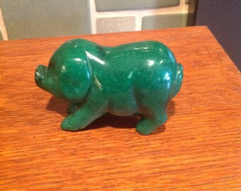 Jade pig | Etsy