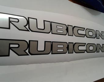 Rubicon decals | Etsy