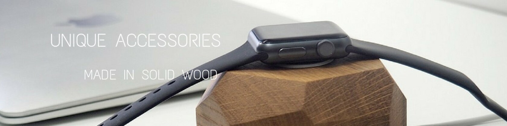 Handcrafted designer wooden accessories for tech by Oakywood