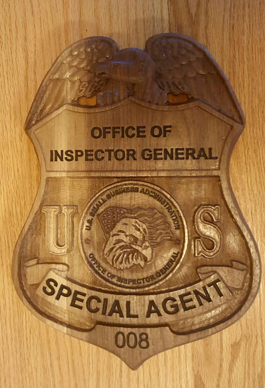Inspector General Personalized Badge Personalized Badge