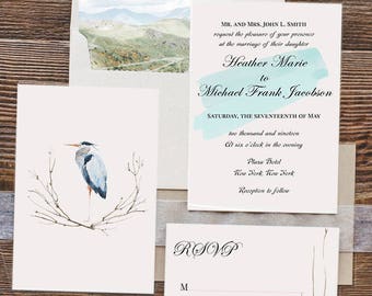 Lake invitation | Etsy
