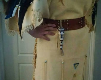 Buckskin dress | Etsy