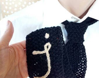 Crochet necktie | Etsy