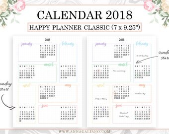 Happy Planner Weekly Schedule Printable Hourly Planner