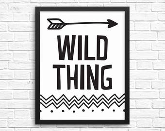 Wild things print | Etsy