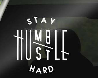 Stay humble decal | Etsy