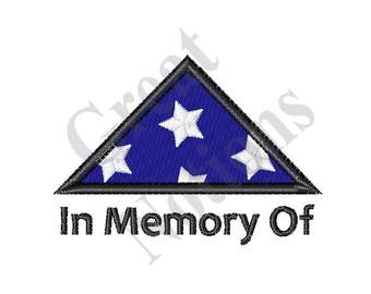 Memorial embroidery | Etsy
