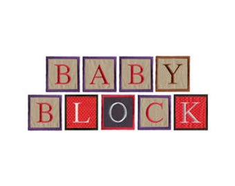 Baby blocks font | Etsy
