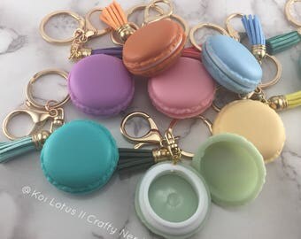 Macaron keychain | Etsy
