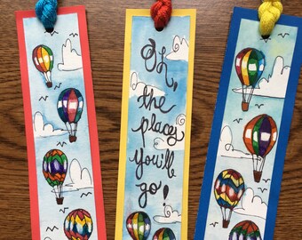 Balloon bookmark | Etsy