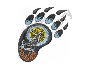 Wolf paw pattern | Etsy