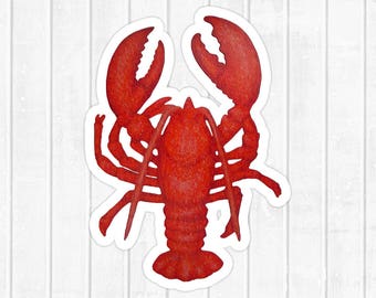 Lobster decal | Etsy