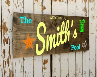 Welcome to our pool | Etsy