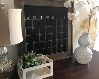 Chalkboard calendar | Etsy