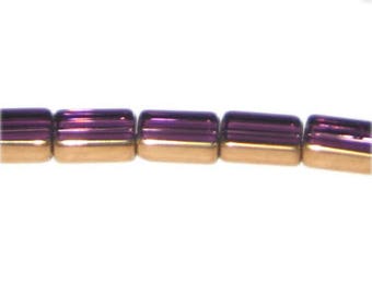 Rectangle glass bead | Etsy