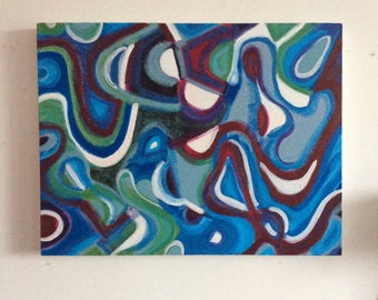 Abstract string art | Etsy