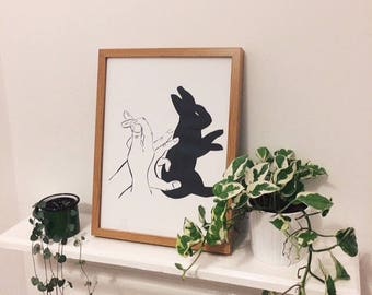 Shadow puppet | Etsy