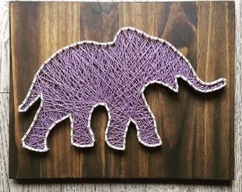 Baby Elephant String Art