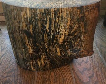 Tree stump table | Etsy