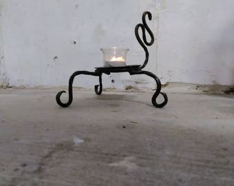 Hand forged candle | Etsy